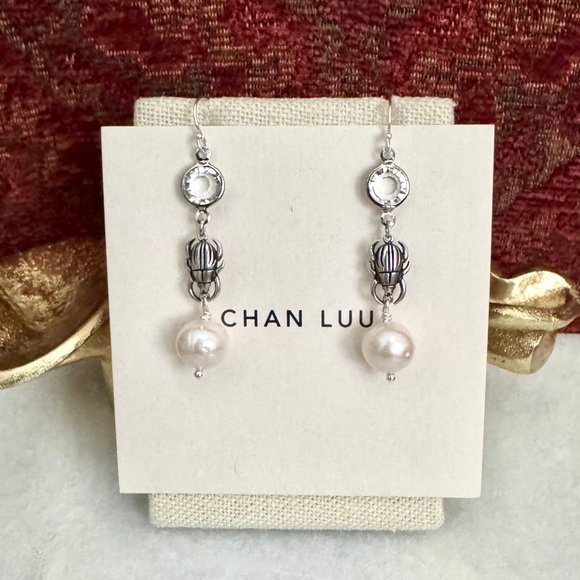 Chan Luu | Jewelry | Nwt 65 Chan Luu Freshwater Pearl Scarab Secret ...